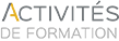 Activités de formation